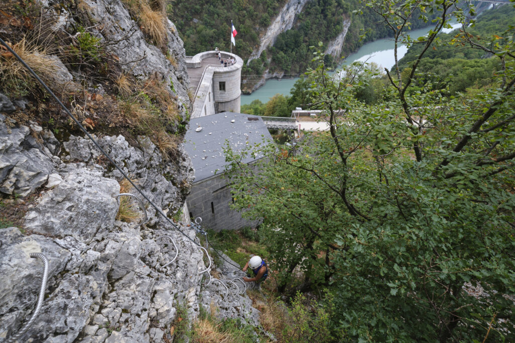 Via ferrata du Fort l'Écluse, Léaz, Pays de Gex - Climbing7