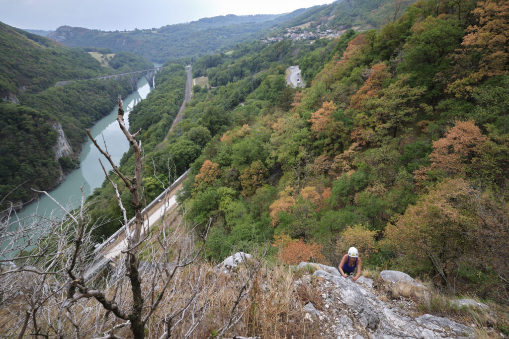 Via ferrata du Fort l'Écluse, Léaz, Pays de Gex - Climbing7