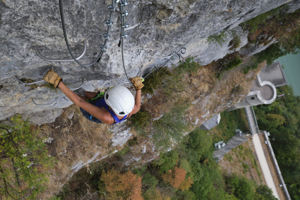 Via ferrata du Fort l'Écluse, Léaz, Pays de Gex - Climbing7